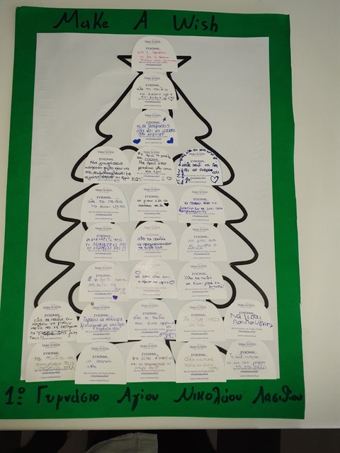 Το ευχόδεντρο του 1ου Γυμνασίου Αγ. Νικολάου - 1ο ΓΥΜΝΑΣΙΟ ΑΓΙΟΥ ΝΙΚΟΛΑΟΥ